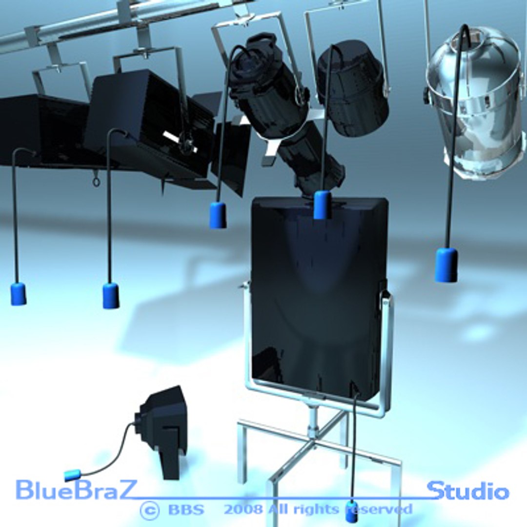 Stage Lights 3d Model