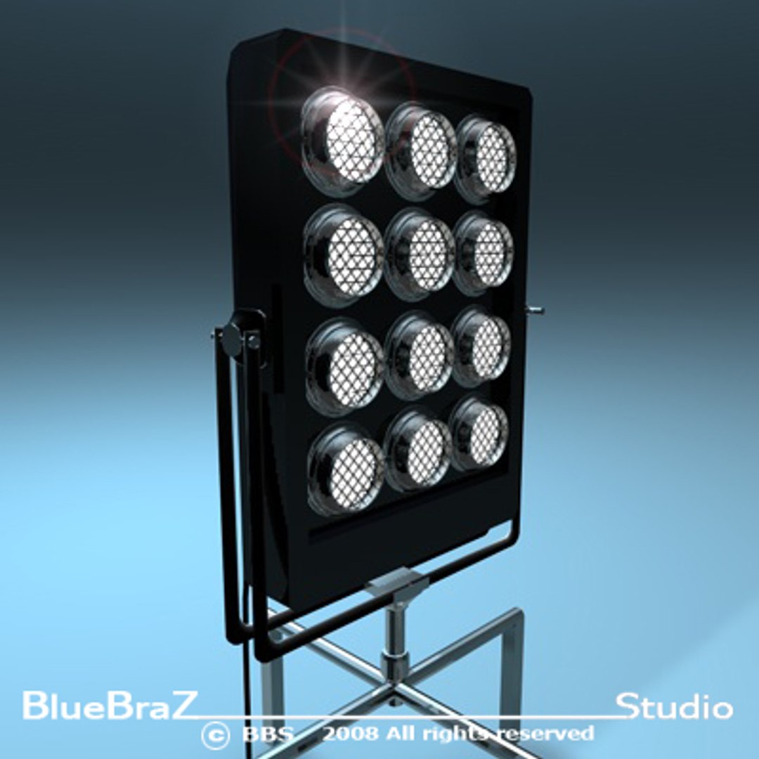 Stage Lights 3d Model