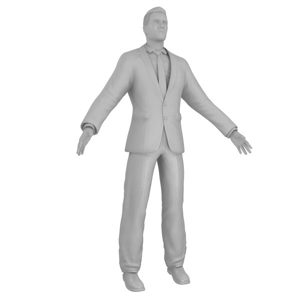 Businessman man 3D model - TurboSquid 1258720