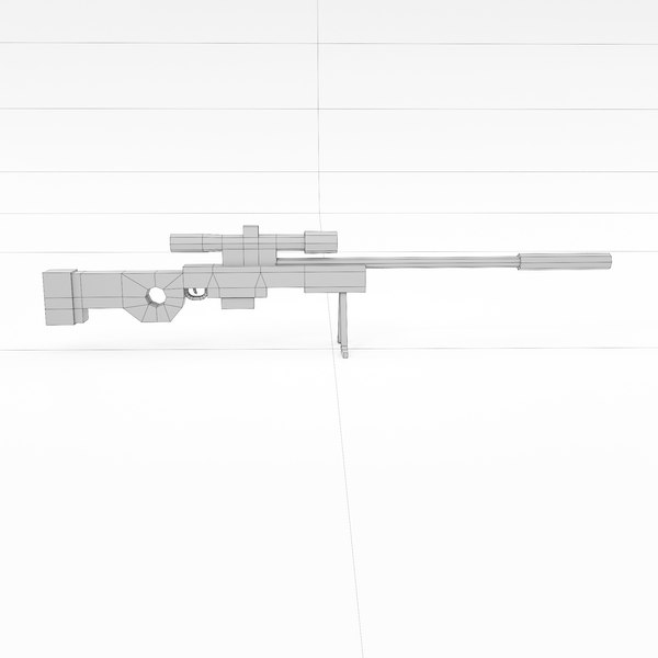 modelo 3d AWM Arctic Warfare Magnum sniper rifle gun - TurboSquid 1991475