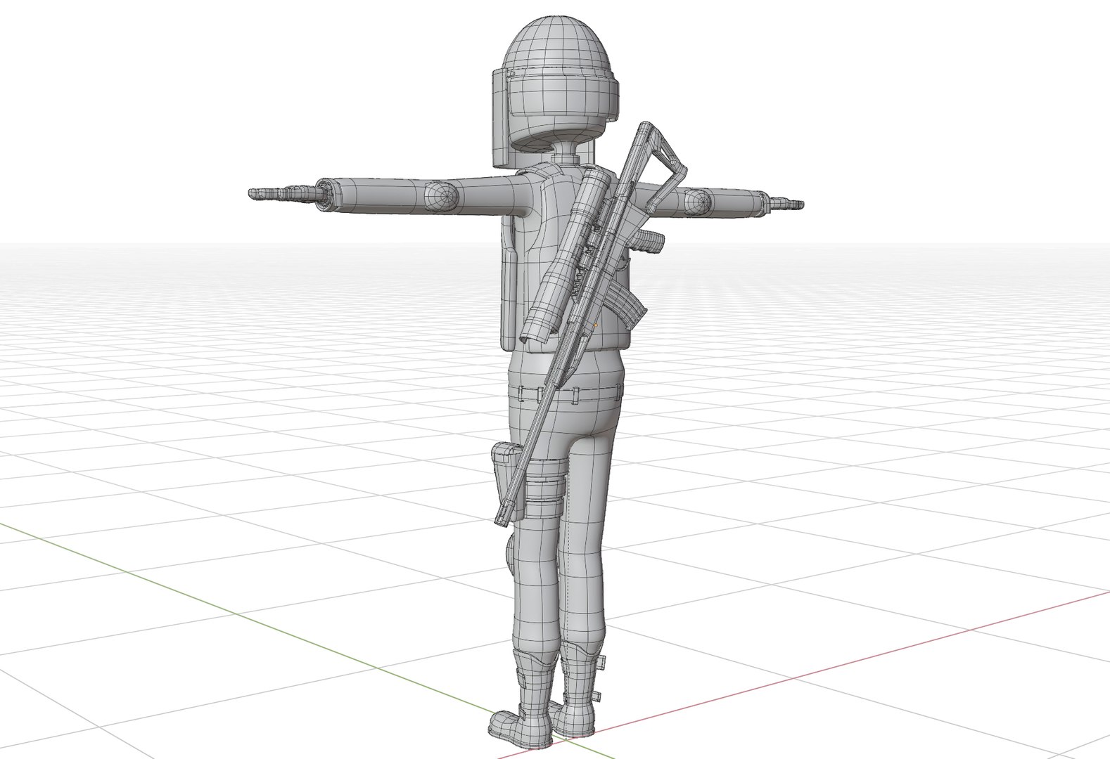 3D Cartoon Police Riot Officer - TurboSquid 1489862