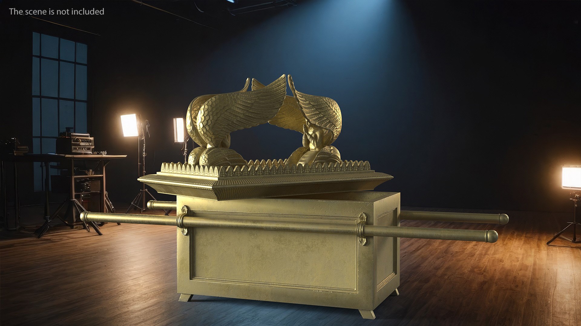 3D Ark Of The Covenant With Tablets Model - TurboSquid 2290784