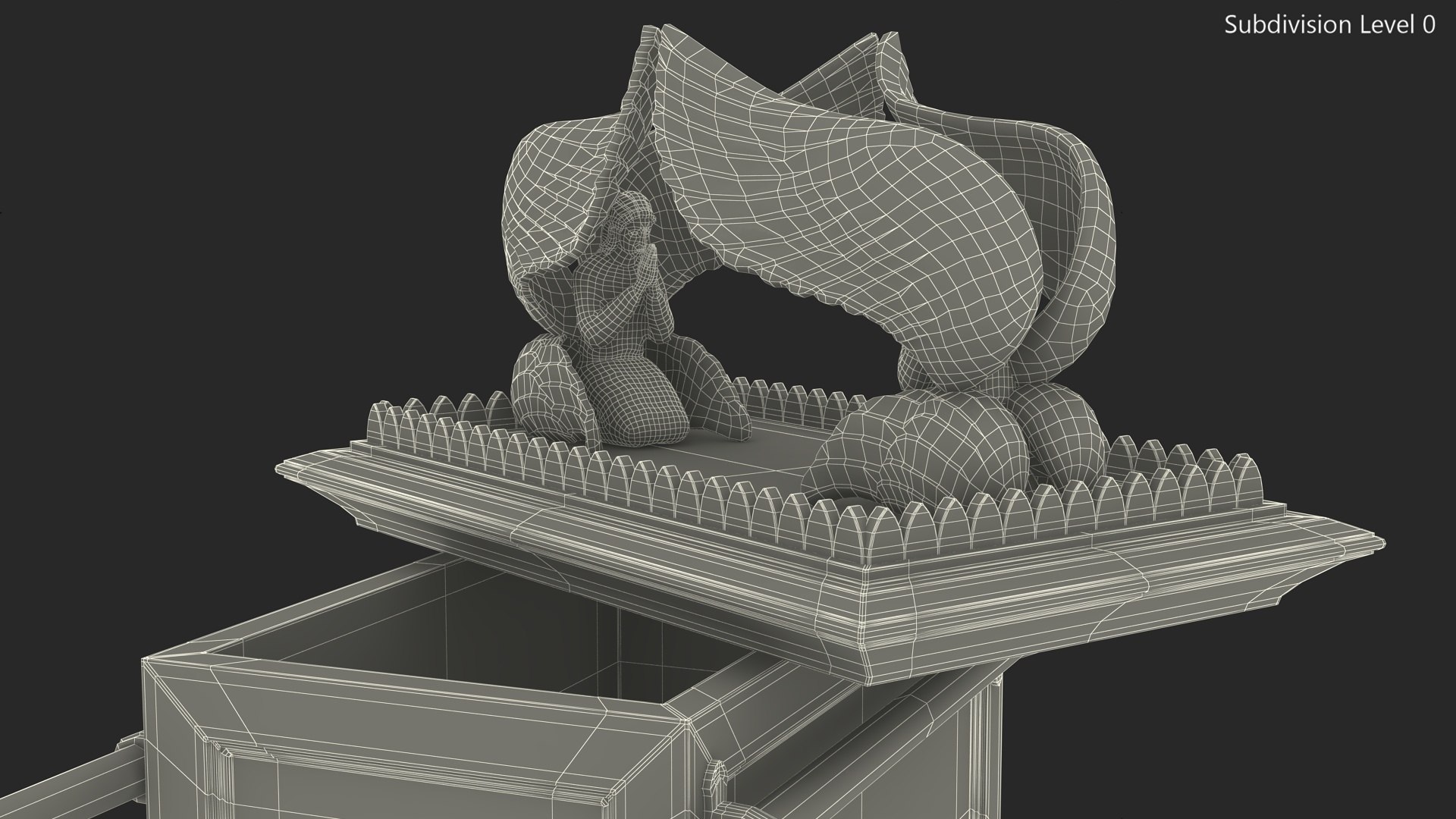 3D Ark Of The Covenant With Tablets Model - TurboSquid 2290784
