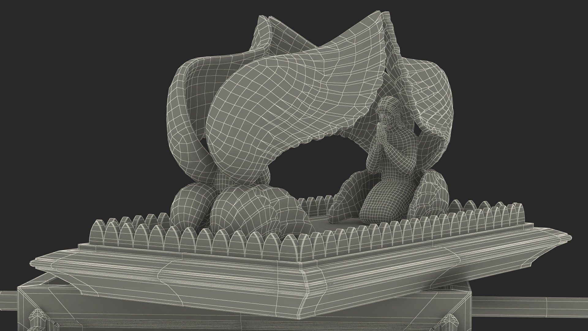 3D Ark Of The Covenant With Tablets Model - TurboSquid 2290784