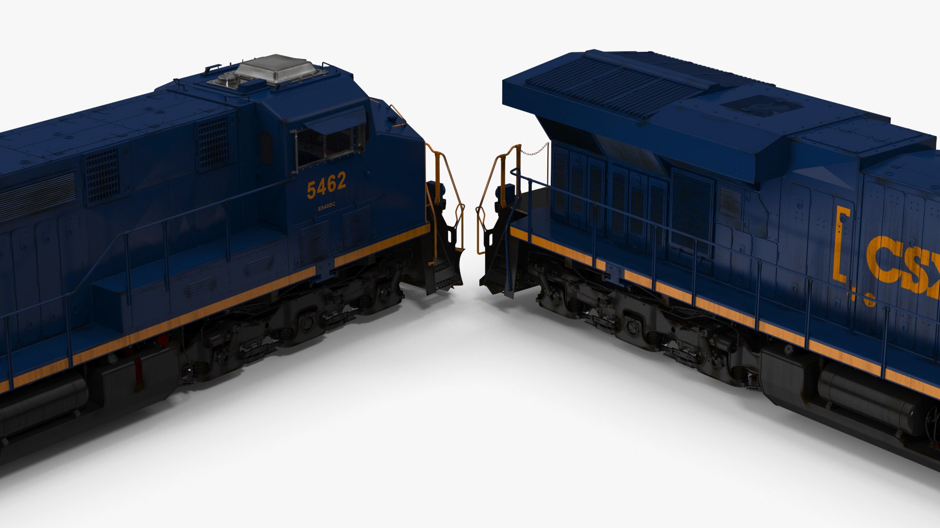 CSX GE AC6000CW Locomotive 3D - TurboSquid 2208658