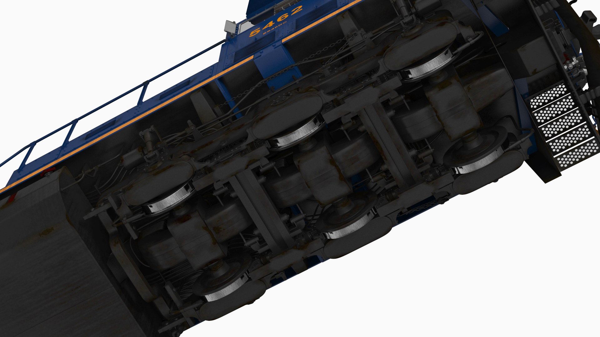 CSX GE AC6000CW Locomotive 3D - TurboSquid 2208658