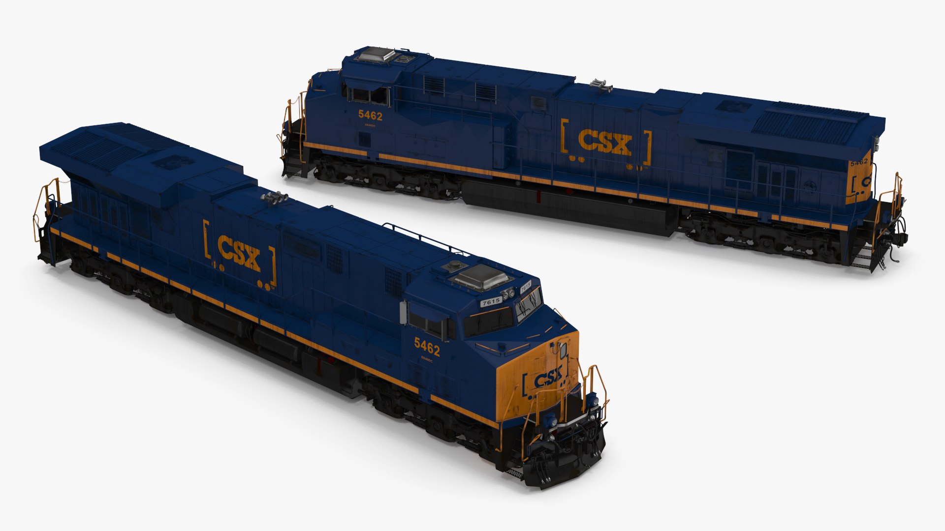 CSX GE AC6000CW Locomotive 3D - TurboSquid 2208658