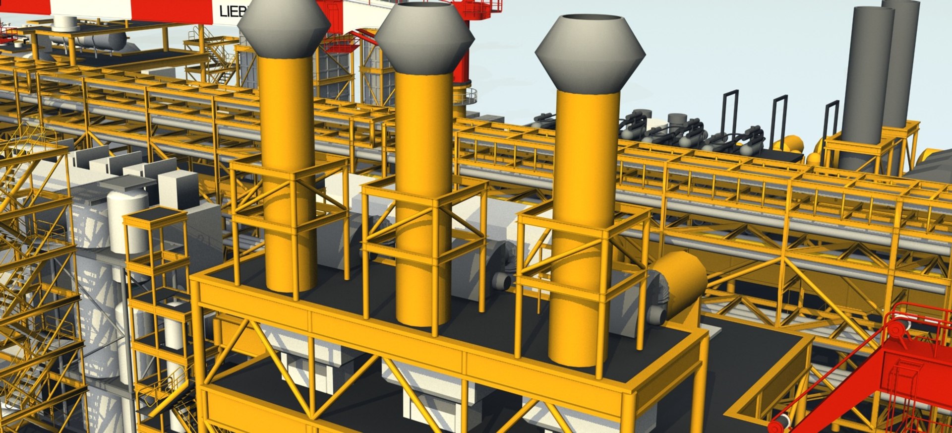Fpso Barge 3D Model - TurboSquid 1508242