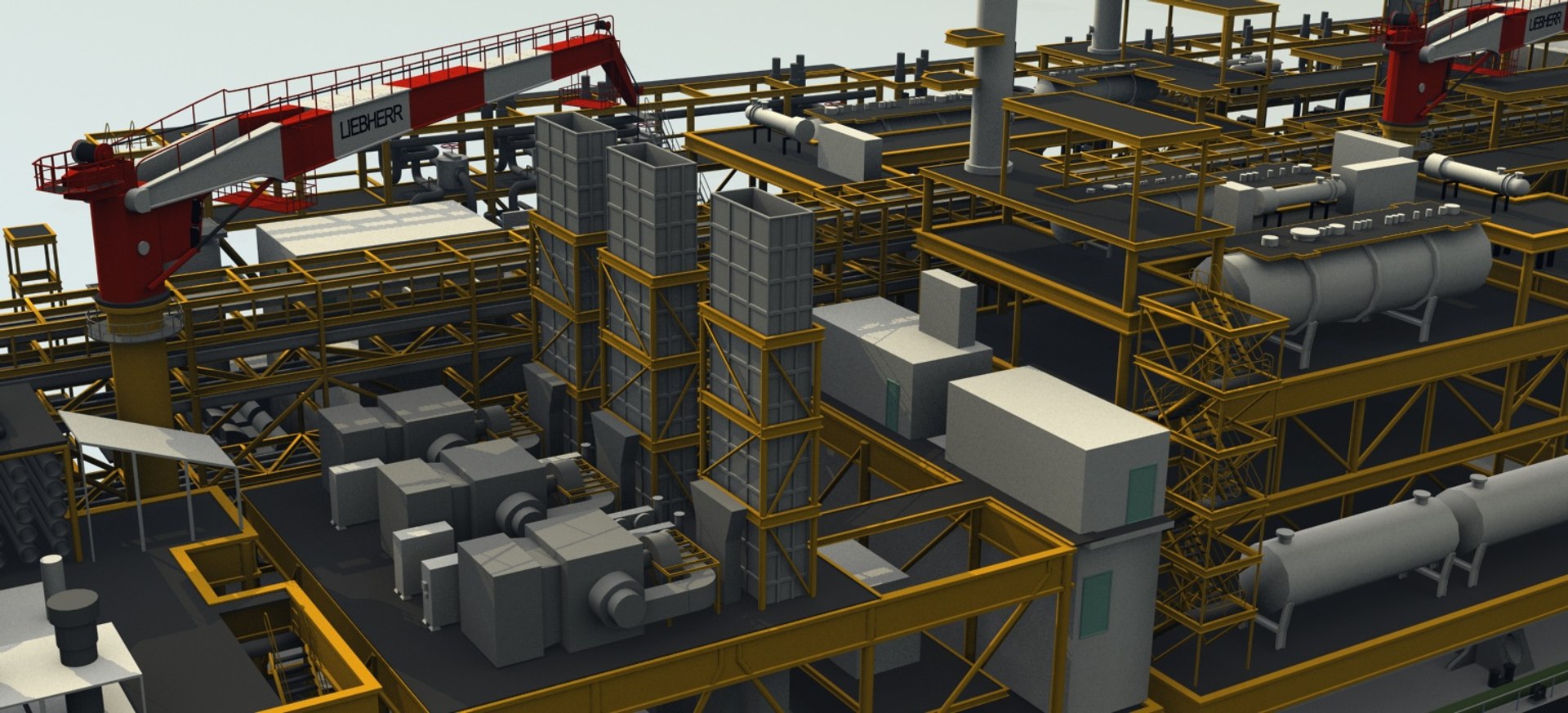 Fpso Barge 3D Model - TurboSquid 1508242