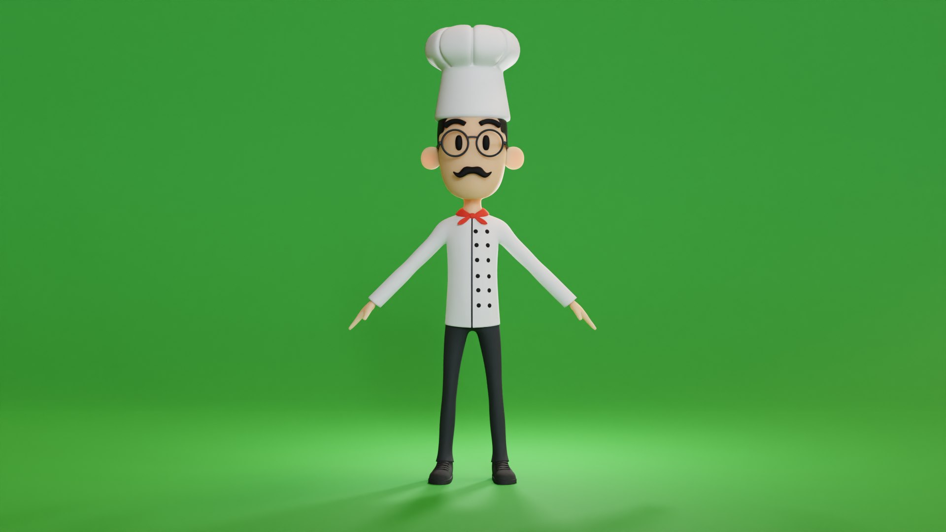 Chef Character 3D Model 3D - TurboSquid 1920718