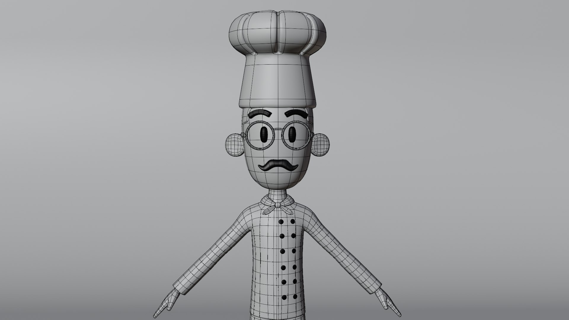 Chef Character 3D Model 3D - TurboSquid 1920718