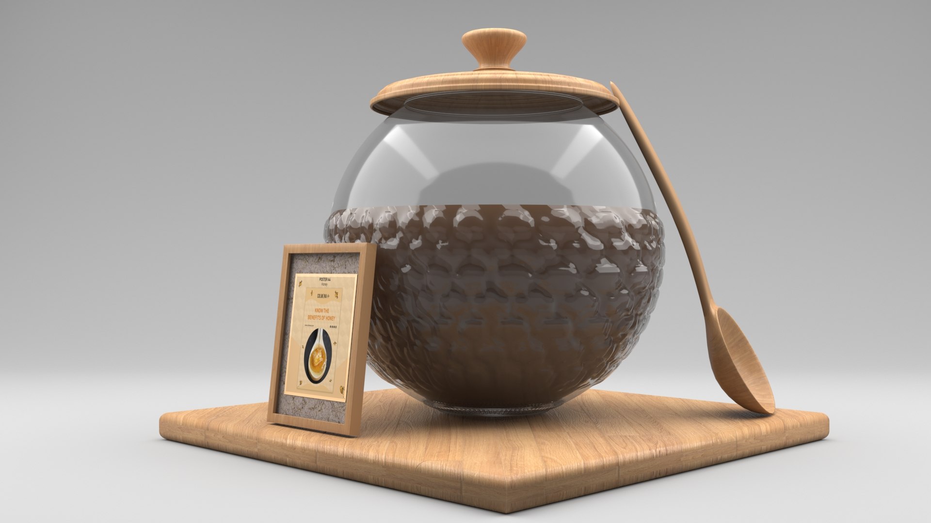 Honey Jar 3D - TurboSquid 1999394
