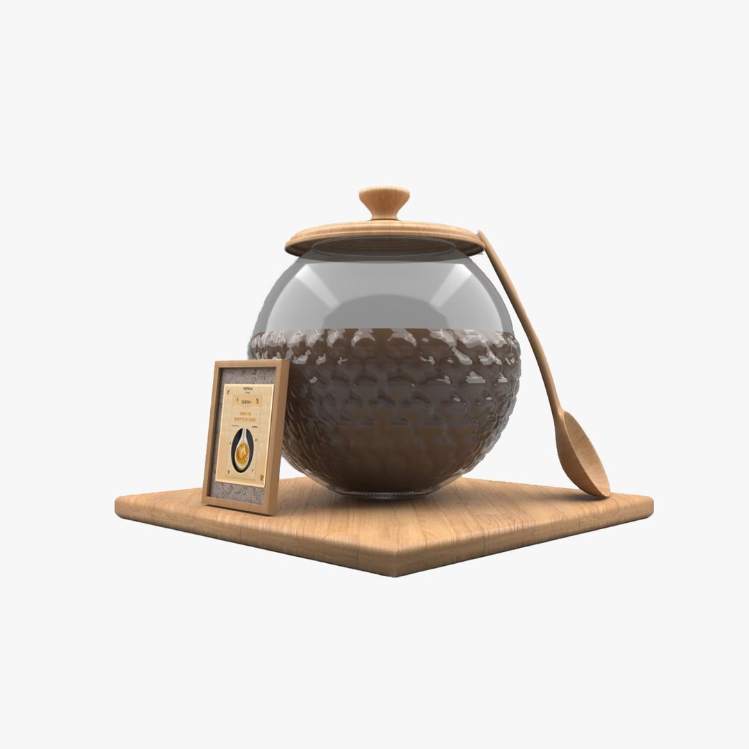 Honey jar 3D - TurboSquid 1999394