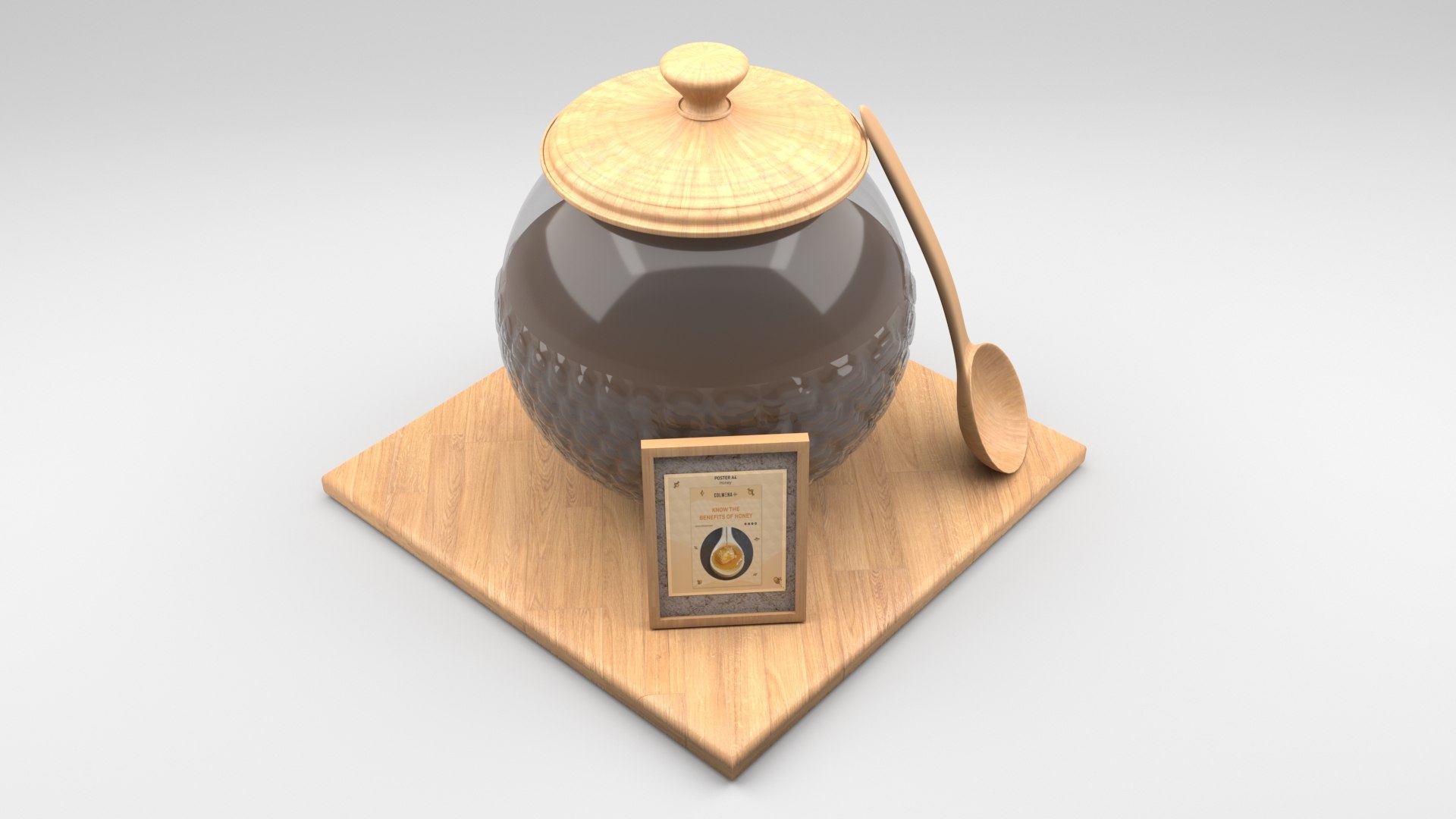 Honey Jar 3D - TurboSquid 1999394