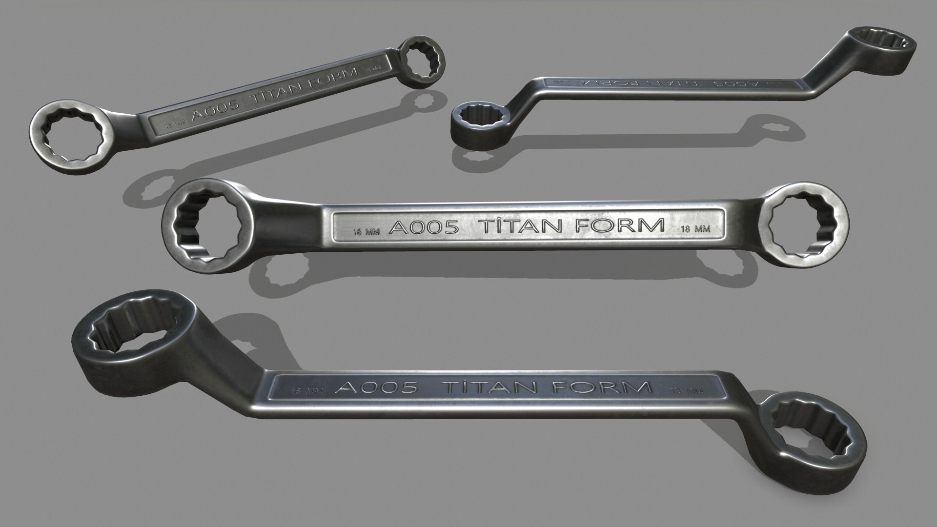 3D model wrench - TurboSquid 1507567