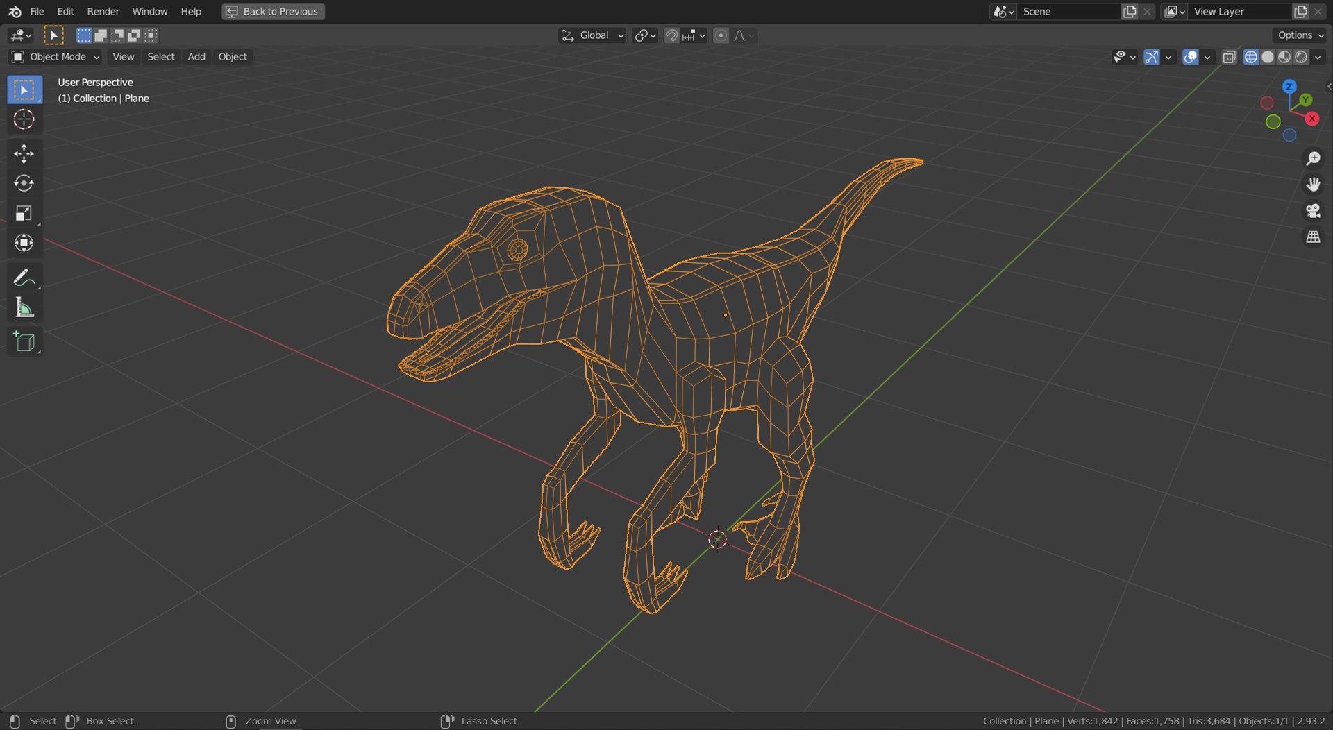 3D Low-poly Velociraptor Model - TurboSquid 1777181