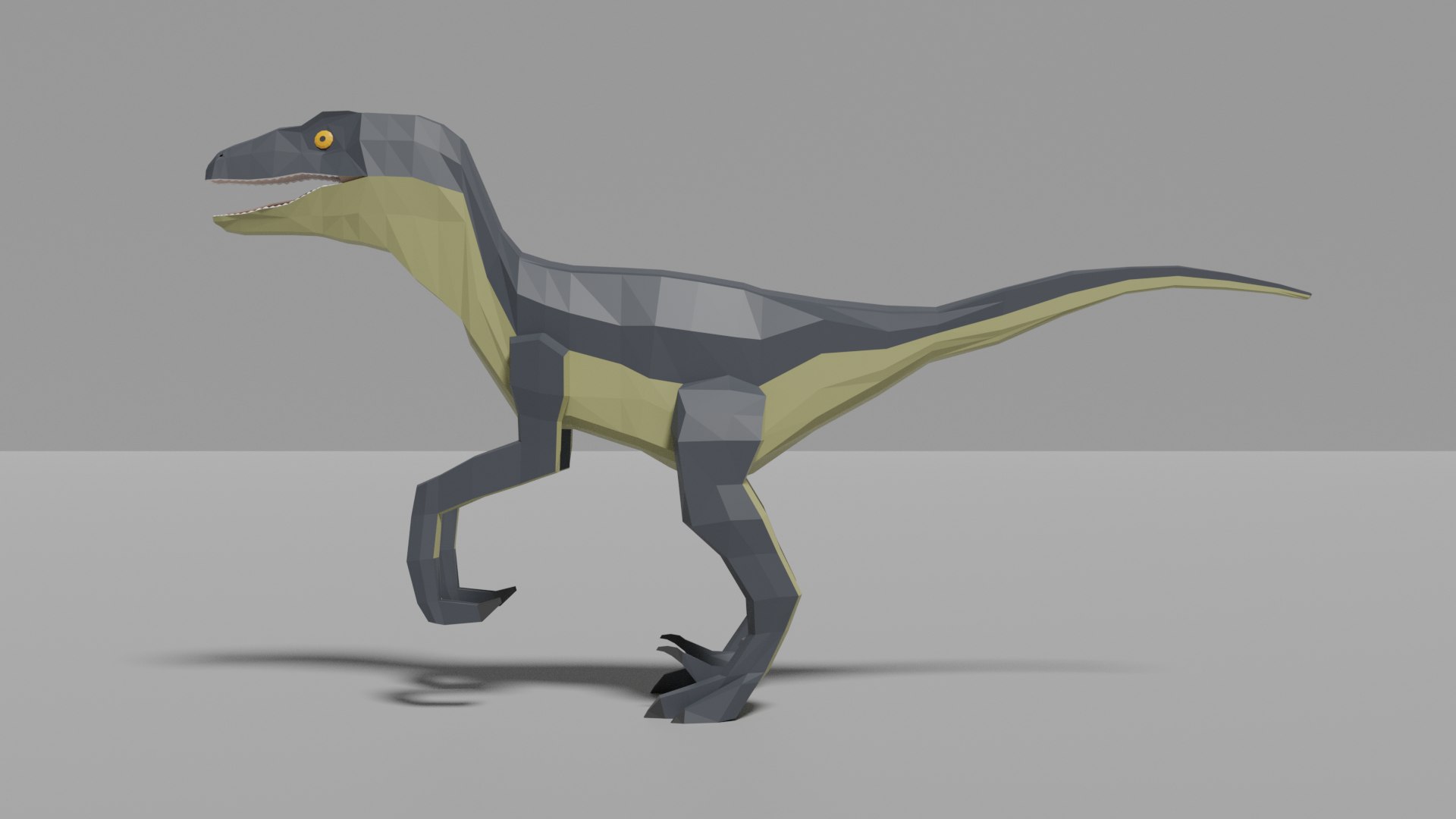 3D Low-poly Velociraptor Model - TurboSquid 1777181