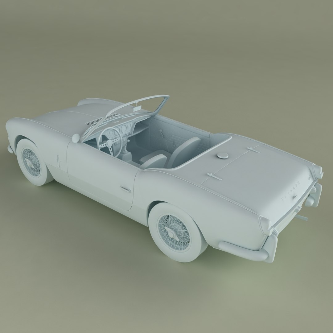 3d Model Triumph Spitfire