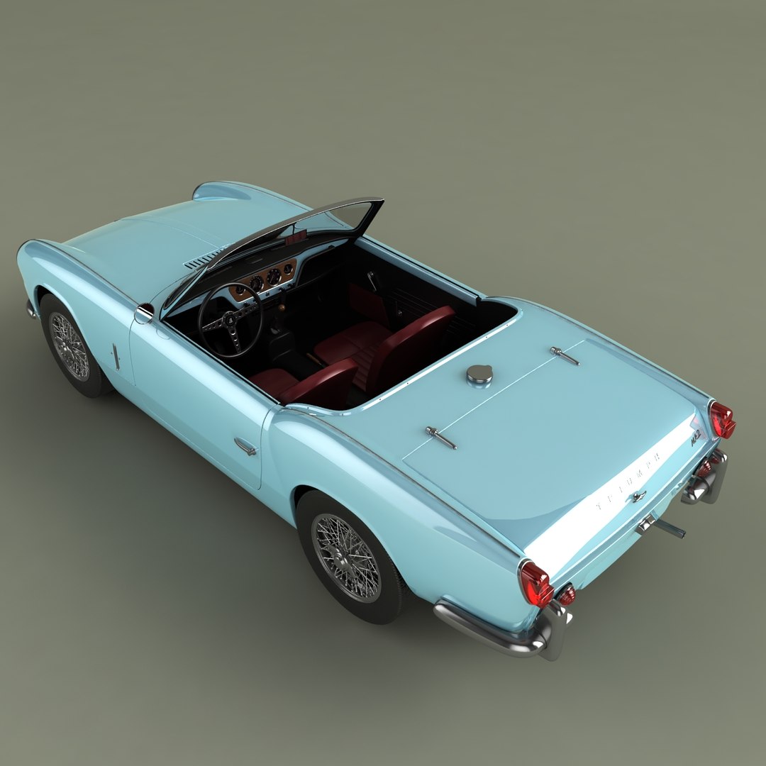 3d Model Triumph Spitfire