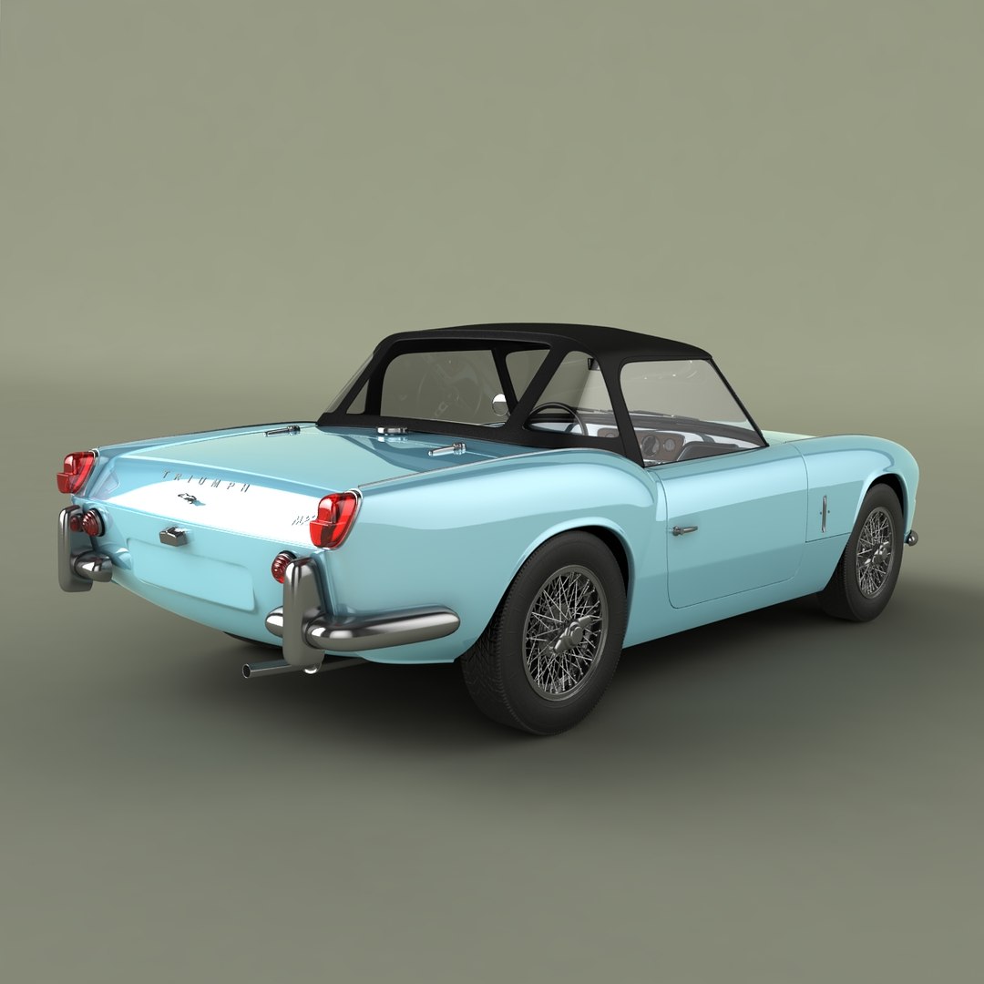 3d Model Triumph Spitfire