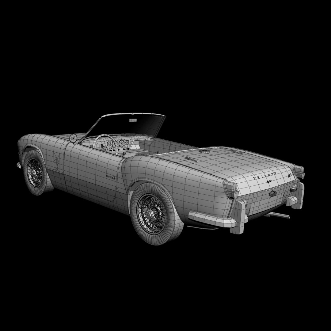 3d Model Triumph Spitfire