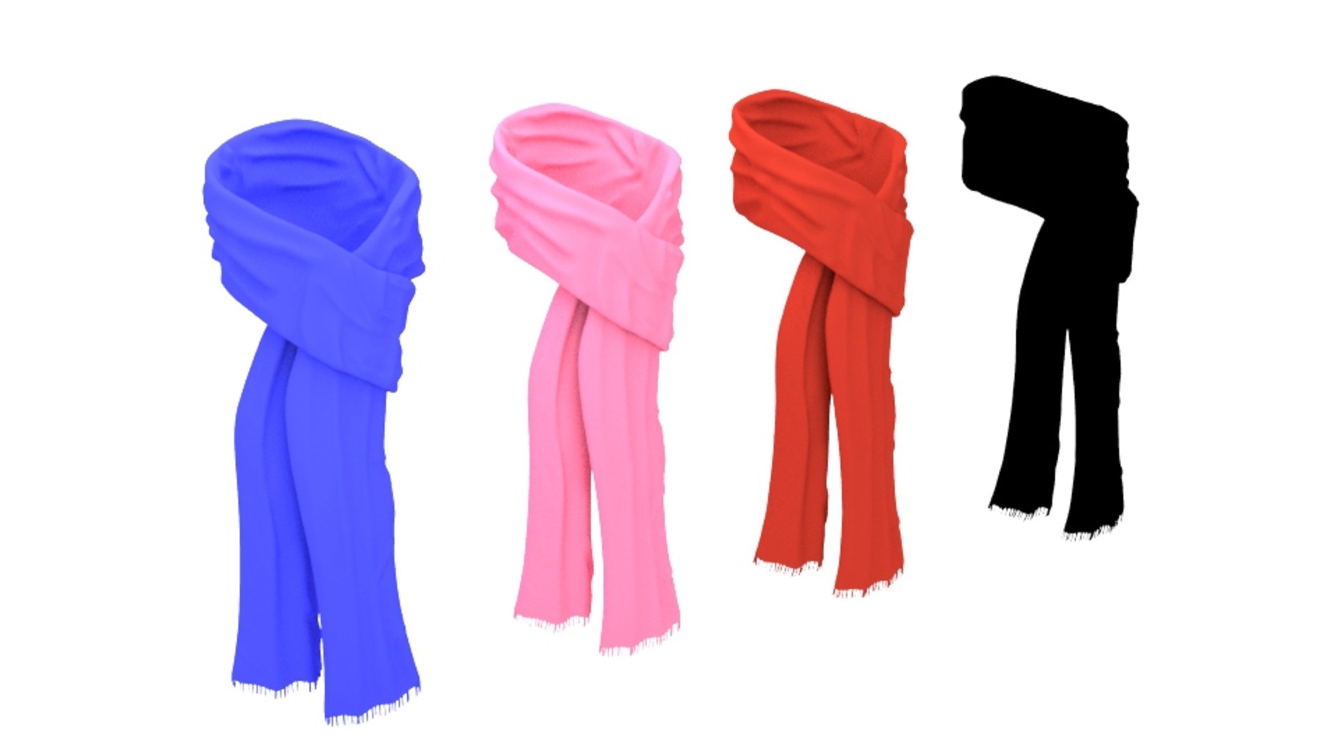 Scarf 3D Model - TurboSquid 1834463