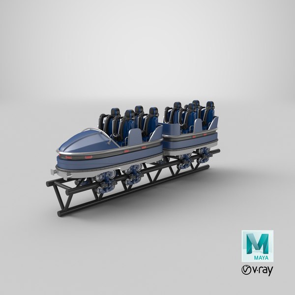 Two Roller Coaster Rides 3D model - TurboSquid 1934146