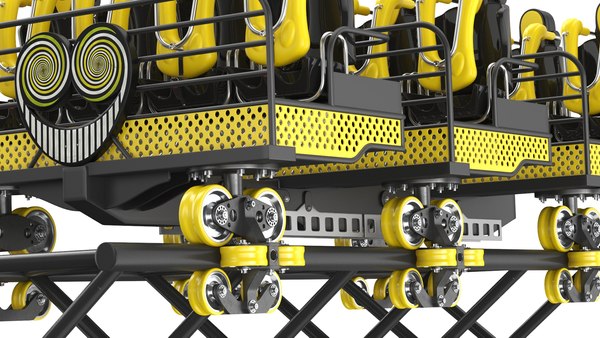 Two Roller Coaster Rides 3D model - TurboSquid 1934146