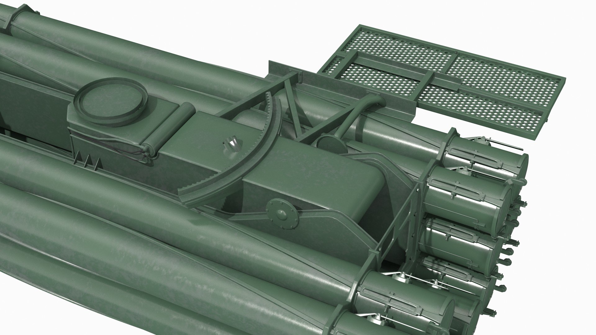 3D Heavy Multiple Rocket Launcher model - TurboSquid 1775917
