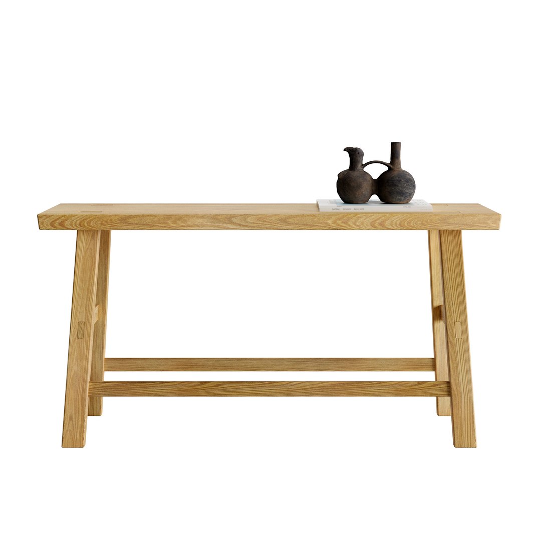 Zara Wooden Bench 3D model - TurboSquid 1714776