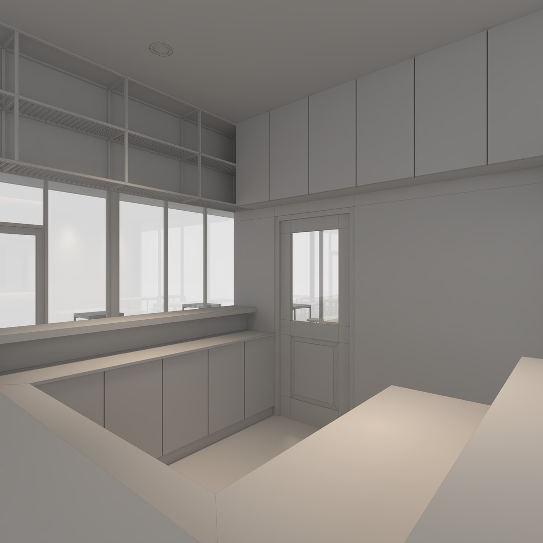 3D Coffe Shop 1 model - TurboSquid 2125667