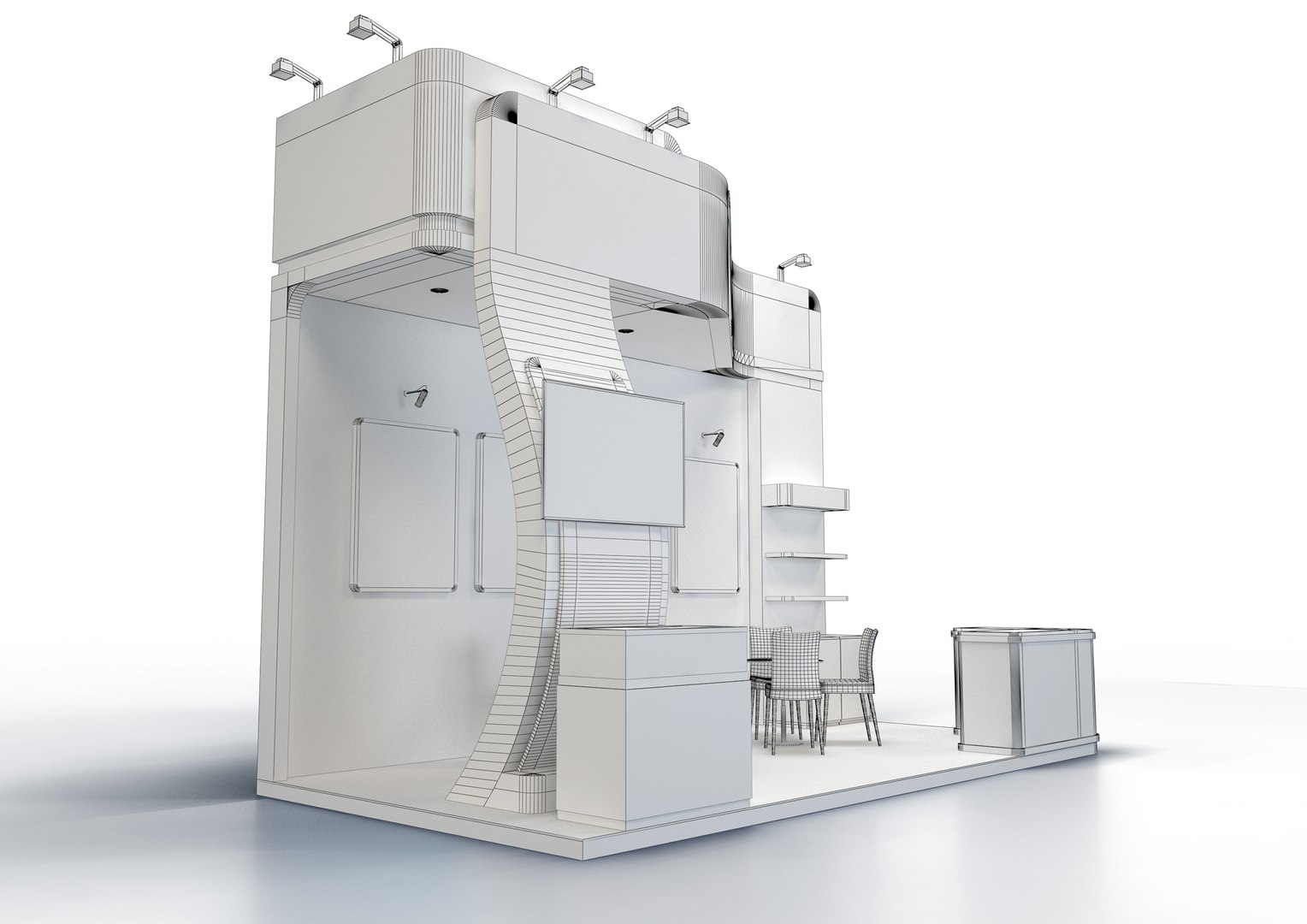 3D EXHIBITION STANS ZZ 18 sqm model - TurboSquid 1735706