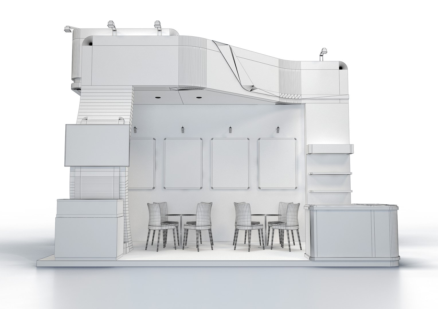 3D EXHIBITION STANS ZZ 18 sqm model - TurboSquid 1735706