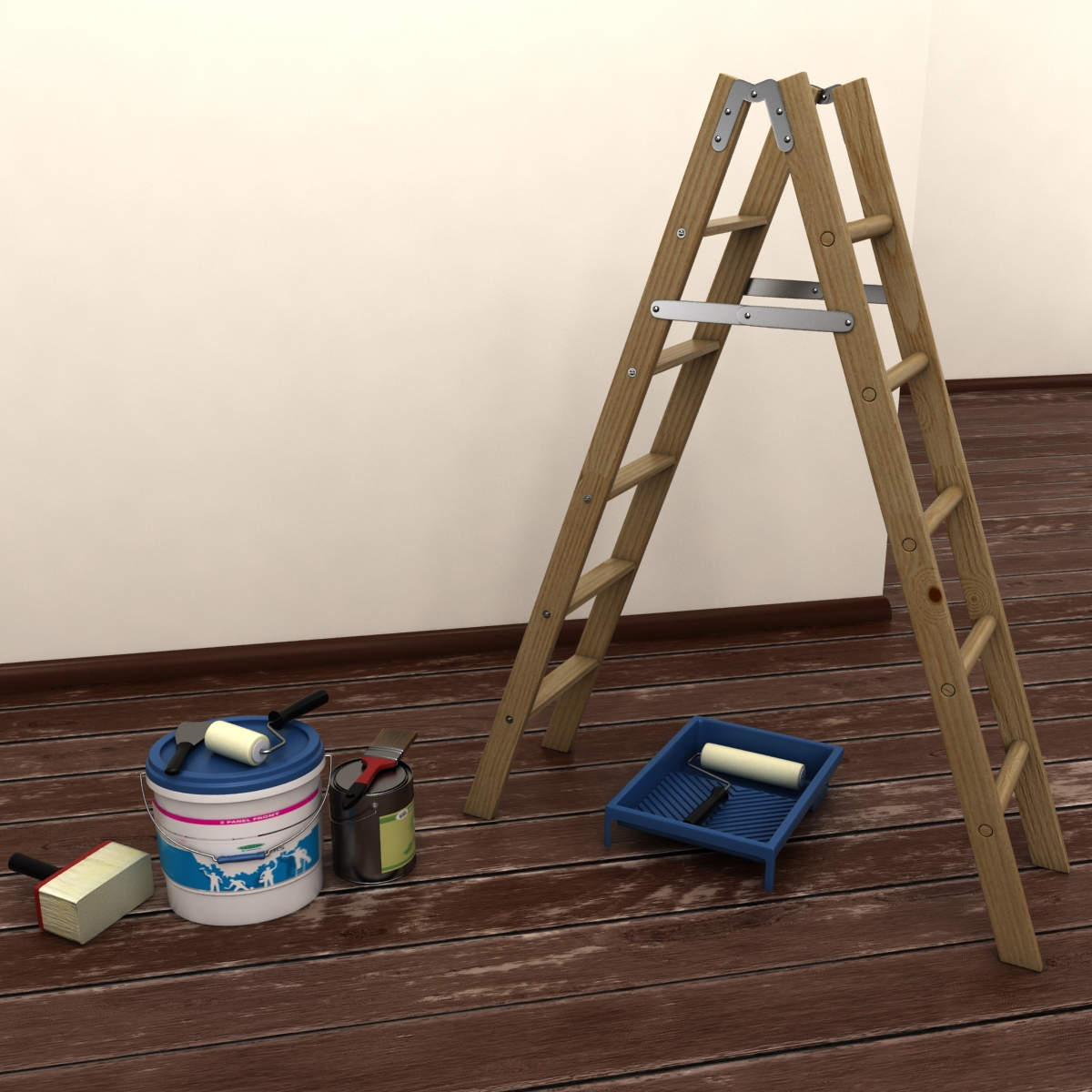 3d 3ds wall painting