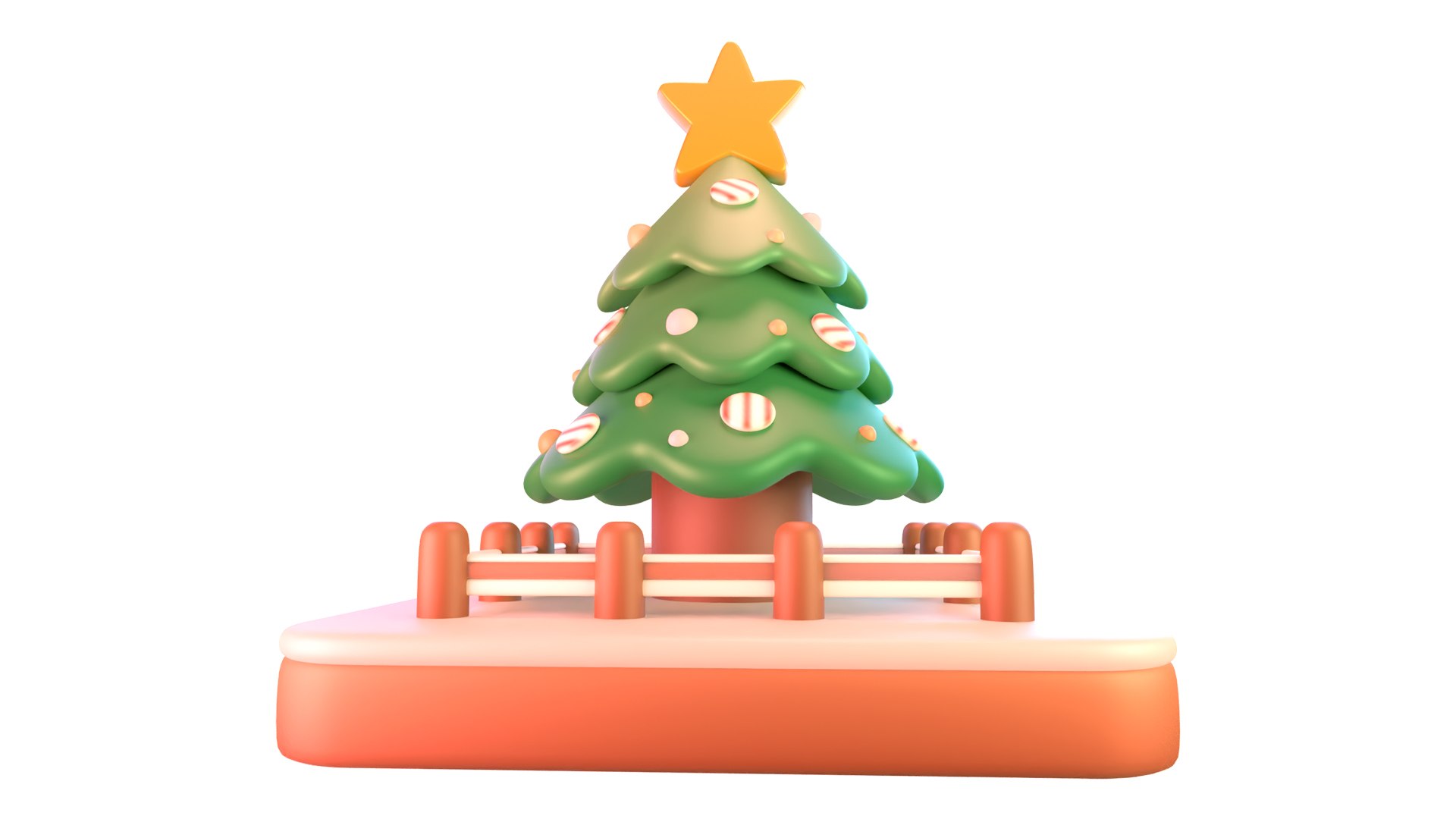 Animated Christmas Tree 3d Model model - TurboSquid 2168341