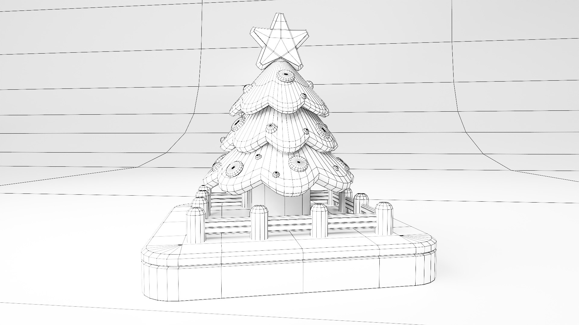 Animated Christmas Tree 3d Model Model Turbosquid 2168341