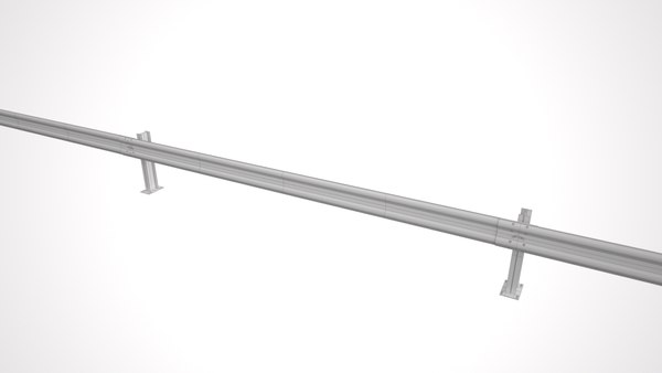 Guardrail guard rail 3D model - TurboSquid 1258266