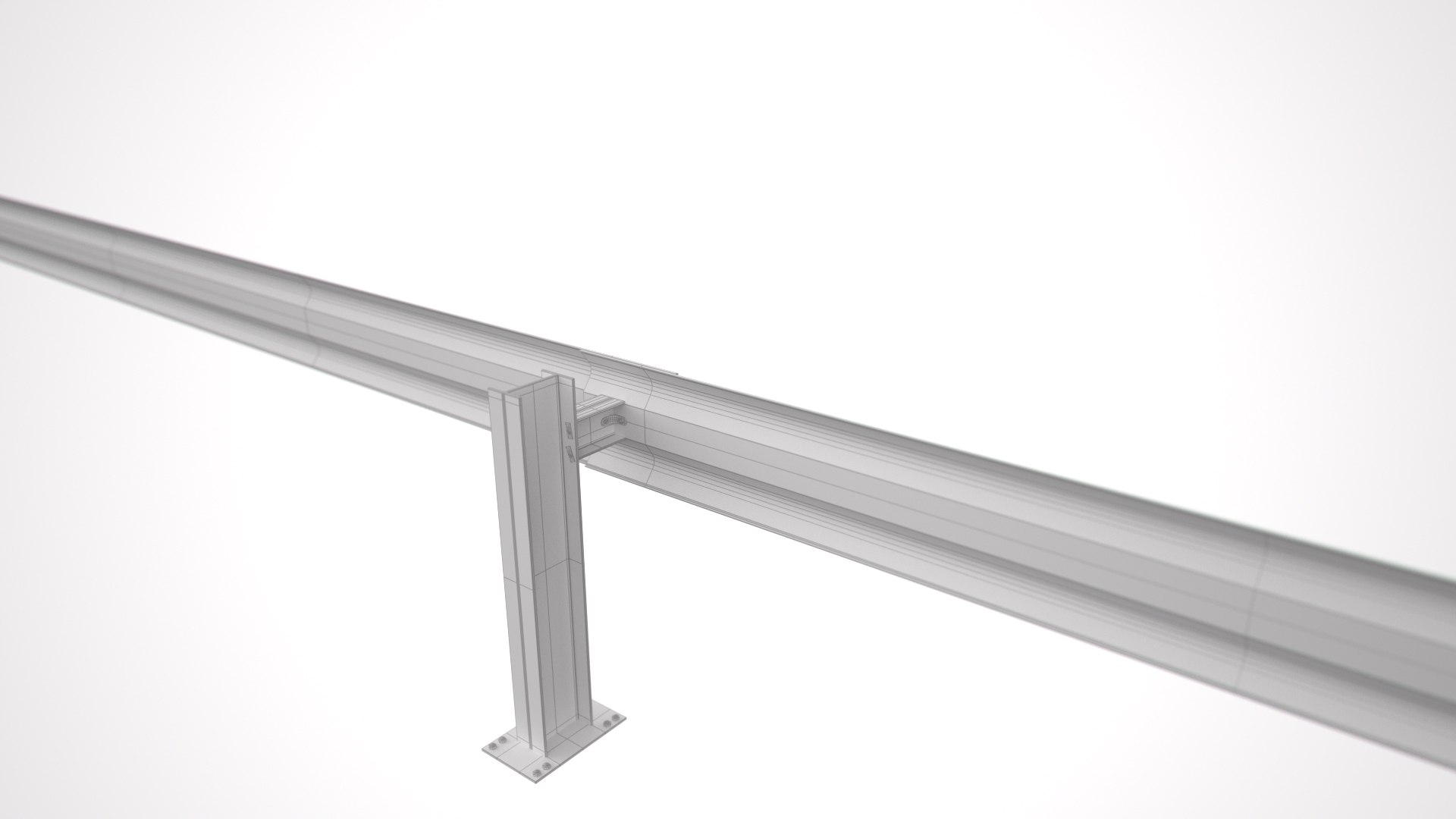 Guardrail Guard Rail 3D Model - TurboSquid 1258266