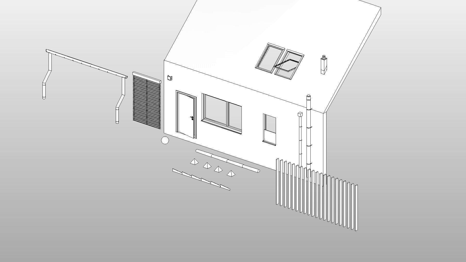 House Parts - Full Parametric Revit Families Model - TurboSquid 1764686