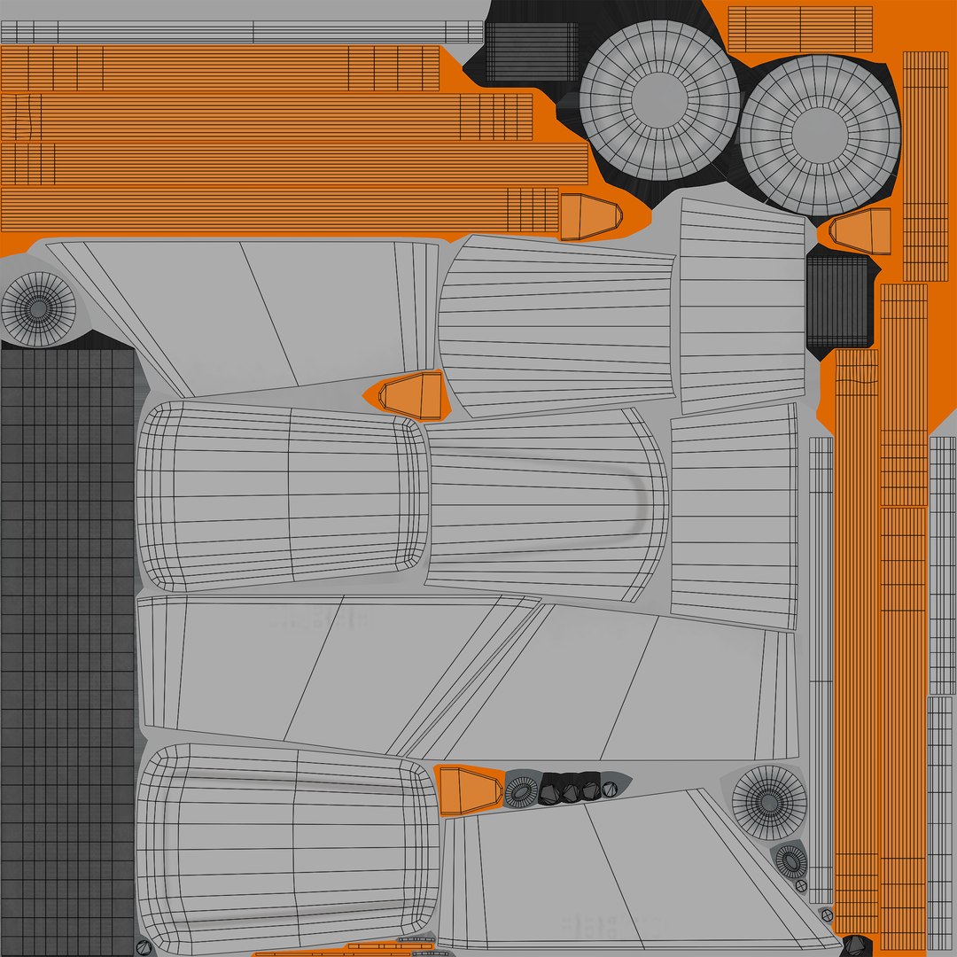 3D One Wheel Barrow Model - TurboSquid 2145316