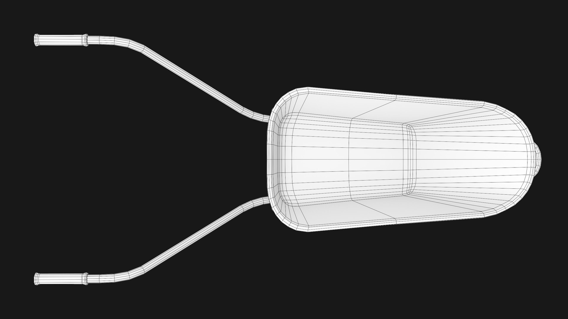 3D One Wheel Barrow Model - TurboSquid 2145316