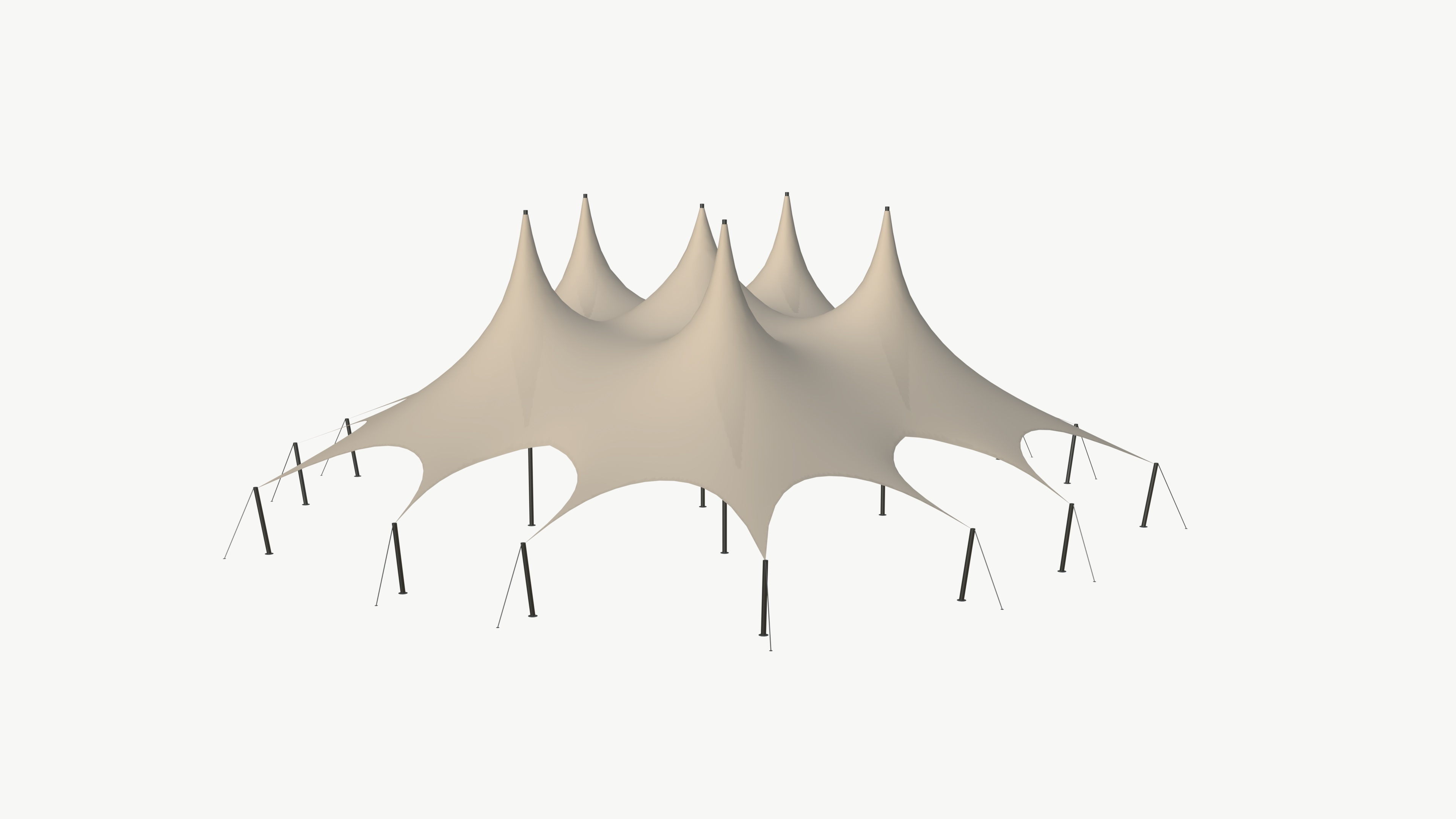 구조 텐트 건축 설계 3D 모델 - TurboSquid 2123604