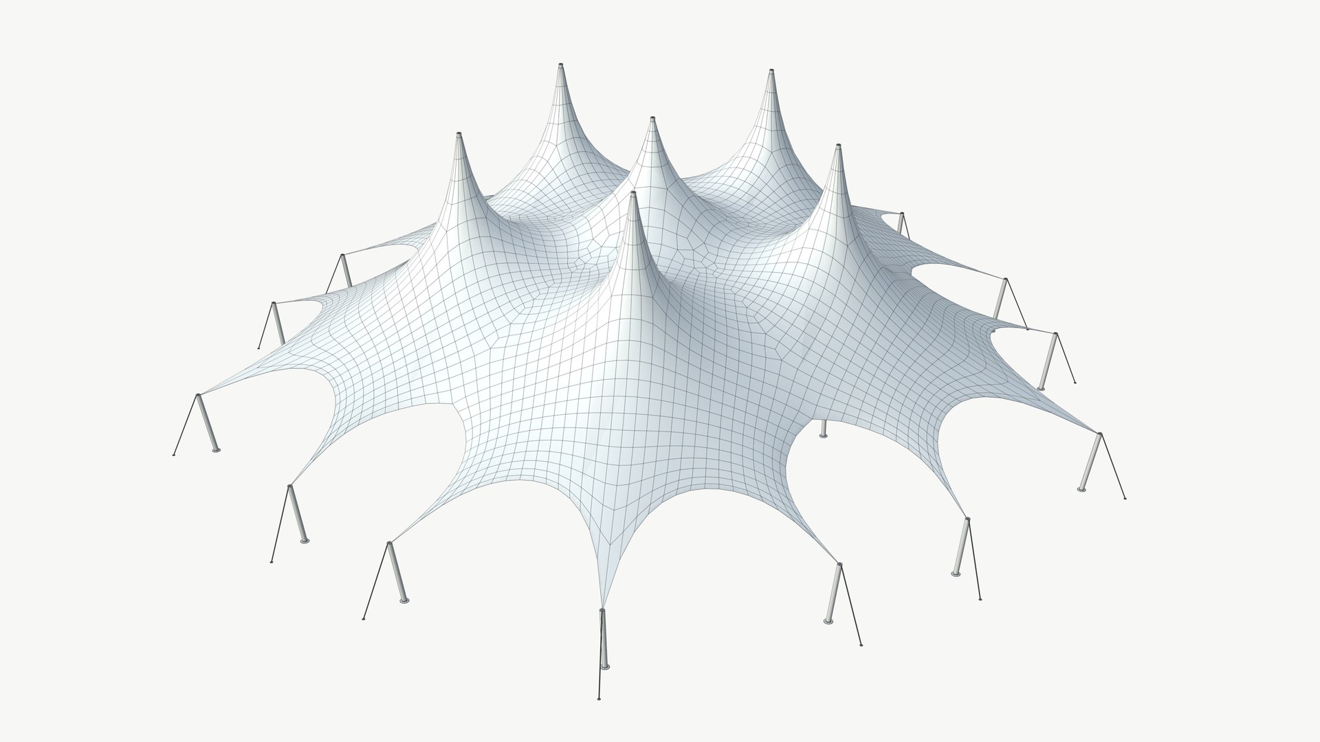 3D Model Structure Tent Architecture Design - TurboSquid 2123604
