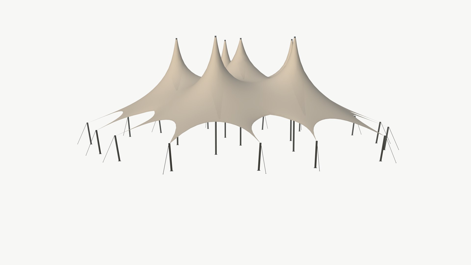 3D Model Structure Tent Architecture Design - TurboSquid 2123604