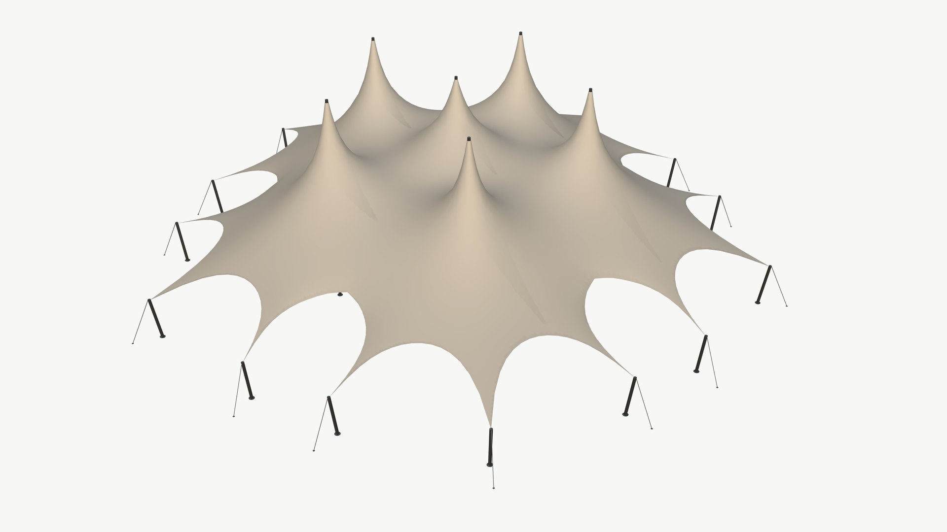 3D Model Structure Tent Architecture Design - TurboSquid 2123604