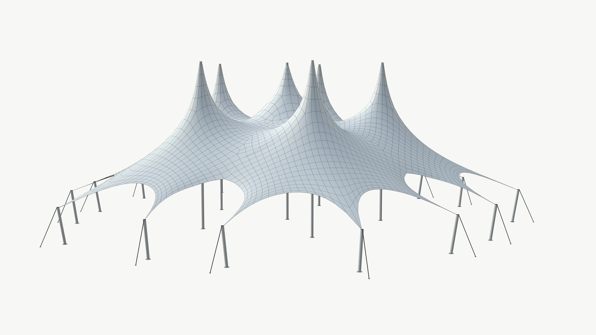 3D Model Structure Tent Architecture Design - TurboSquid 2123604