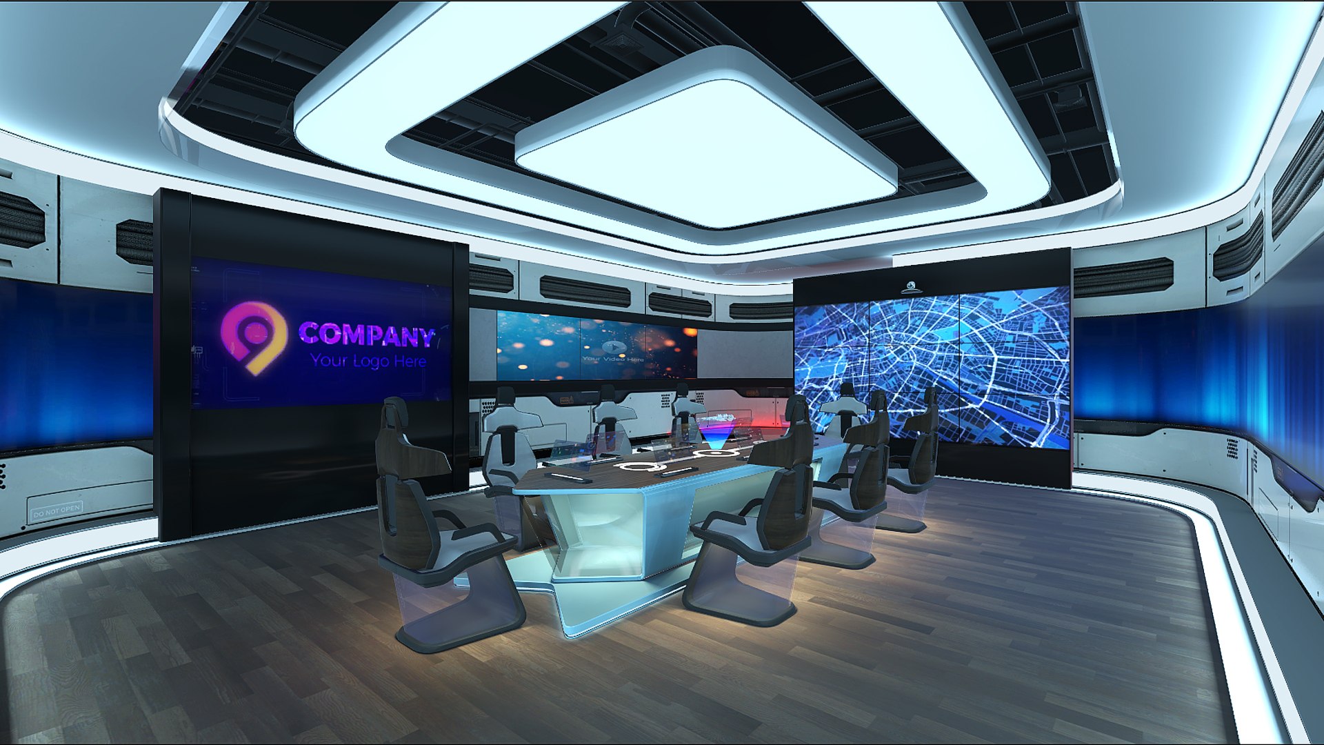 공상과학회의실 02 3D 모델 - TurboSquid 1844715