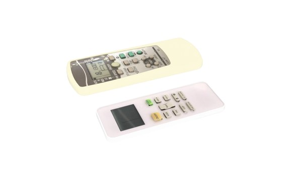 Air Conditioner Remote Controls Set model - TurboSquid 1756245