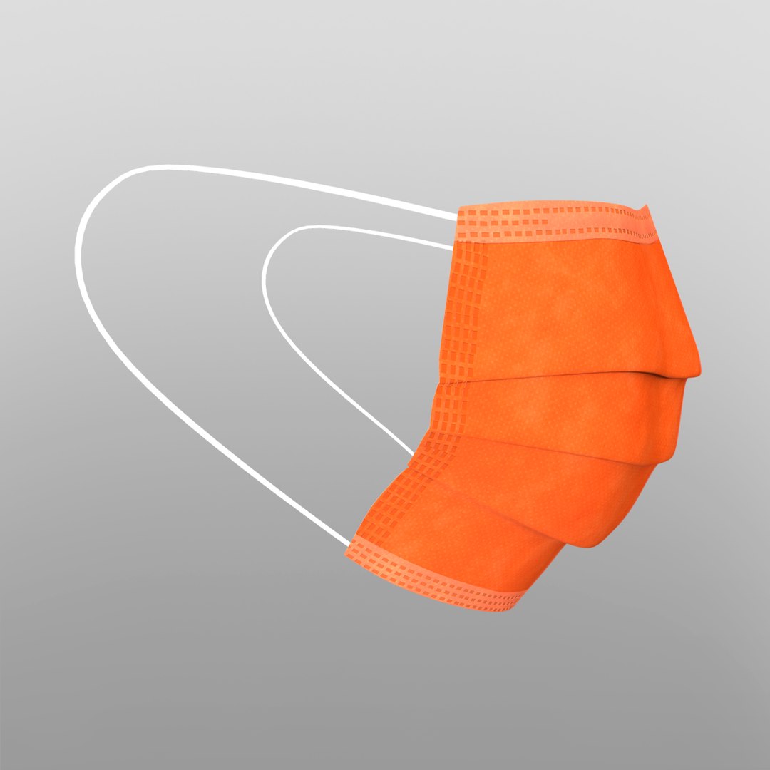 3D Medical Masks 7 Color Model - TurboSquid 1541106