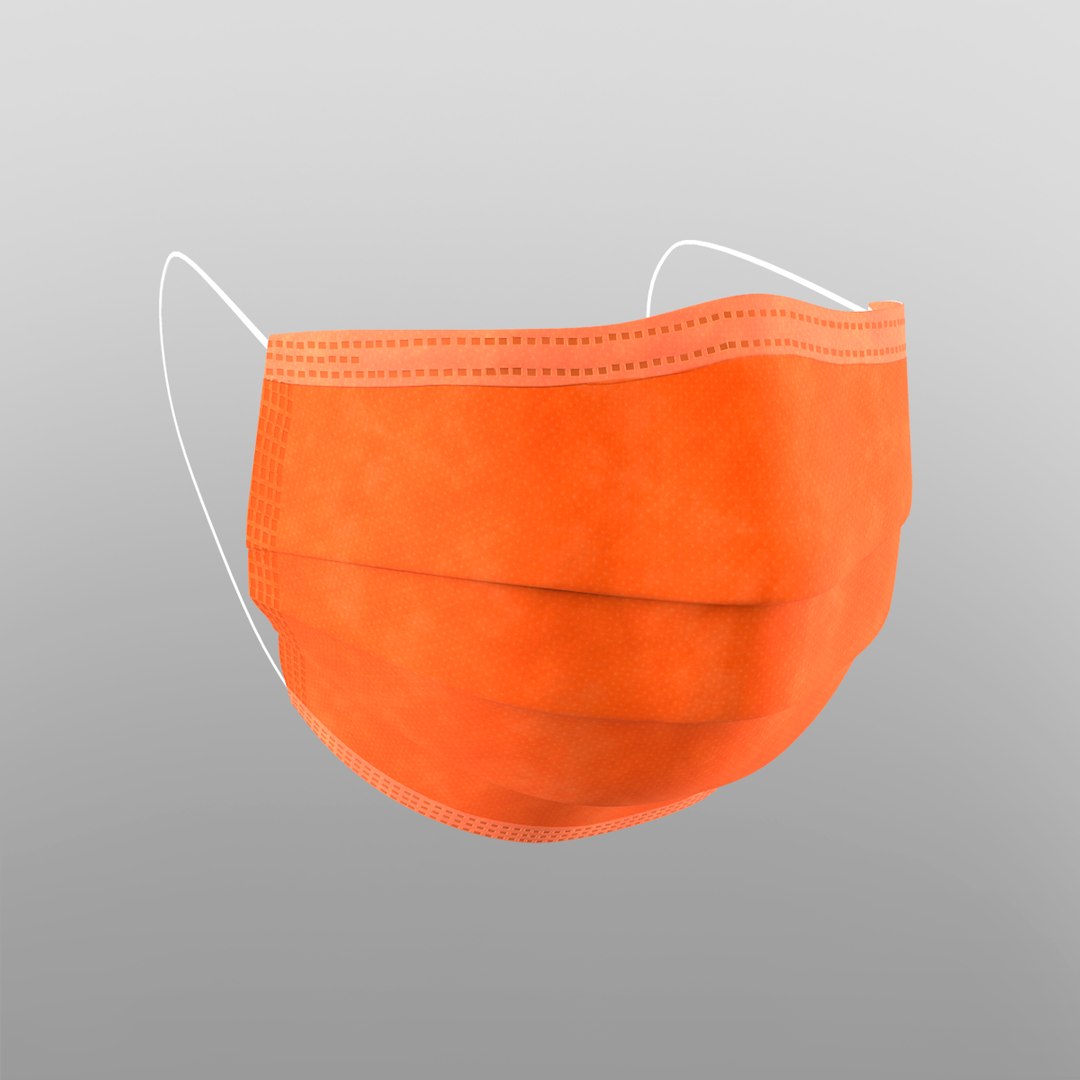 3D Medical Masks 7 Color Model - TurboSquid 1541106